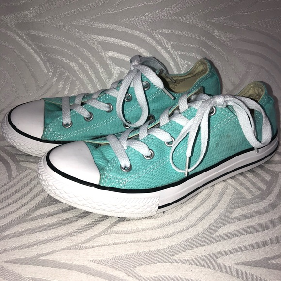 Converse | Shoes | Converse Youth 3 Girls Shoes Teal | Poshmark